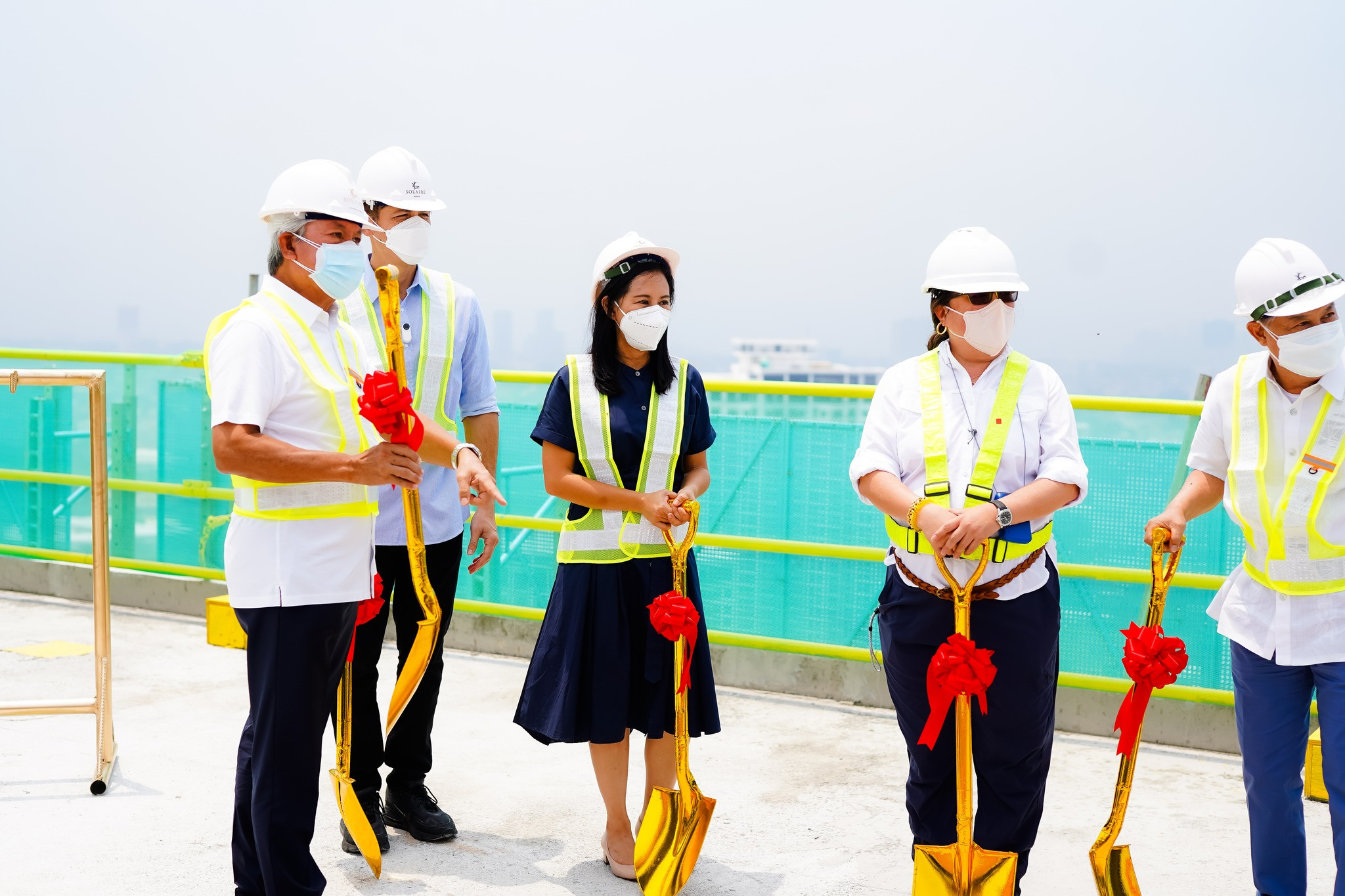 Solaire Resort & Casino formally topped off its second property ...